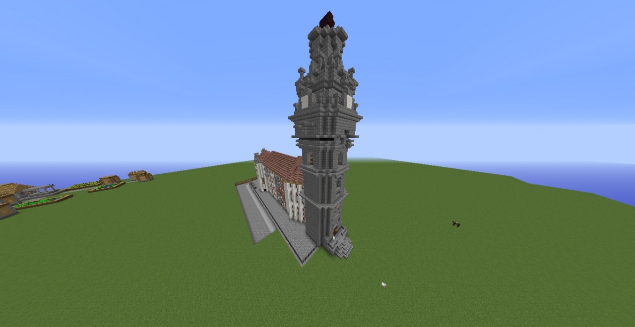 Torre dos Clerigos, Porto, Portugal Minecraft Map