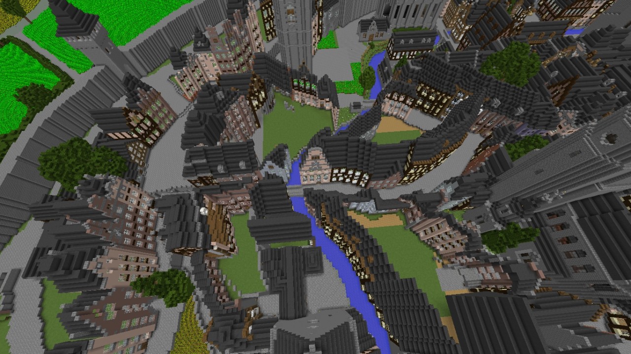 Brahms - Medieval German City Minecraft Map