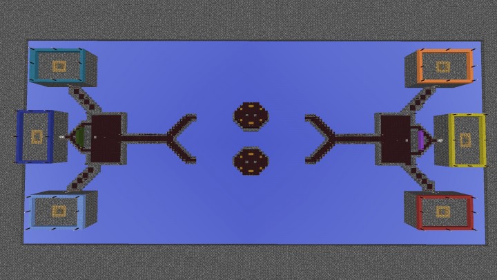 Capture The Wool - Nether Bridge Minecraft Map