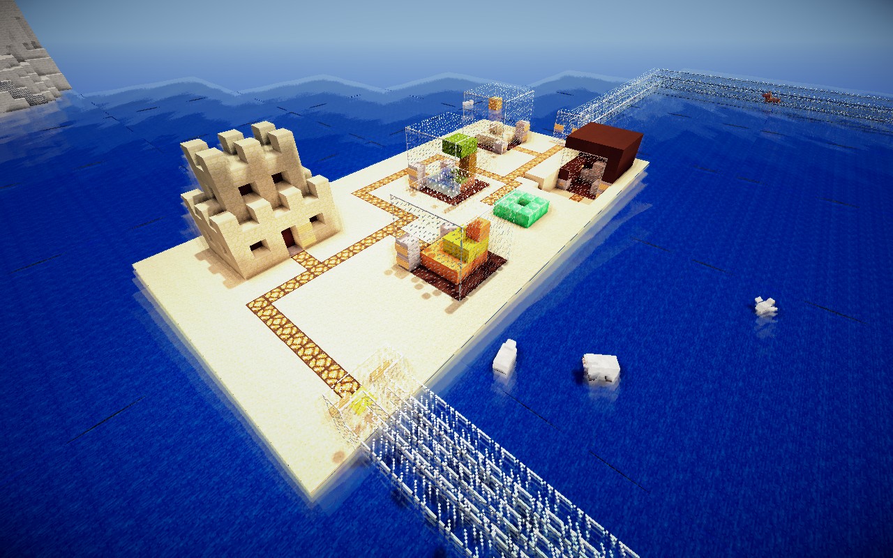 Super Minecraft 3D World Minecraft Map