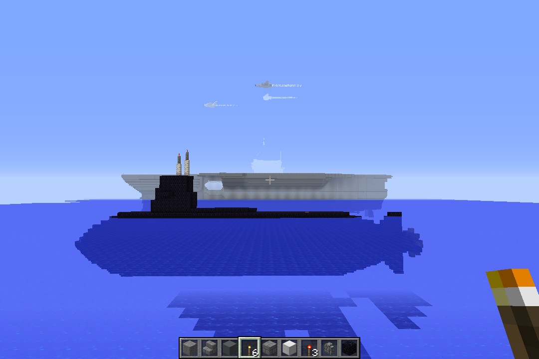 USS Ranger CVA-61 Minecraft Map