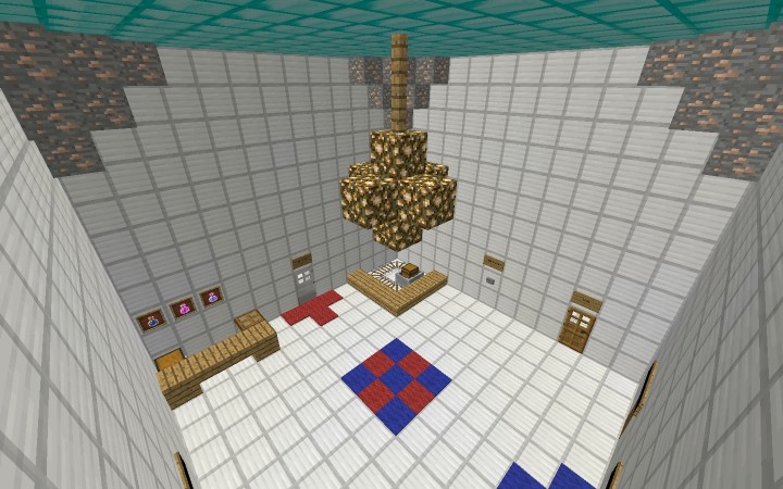 Flying Minecart Jousting Minecraft Map