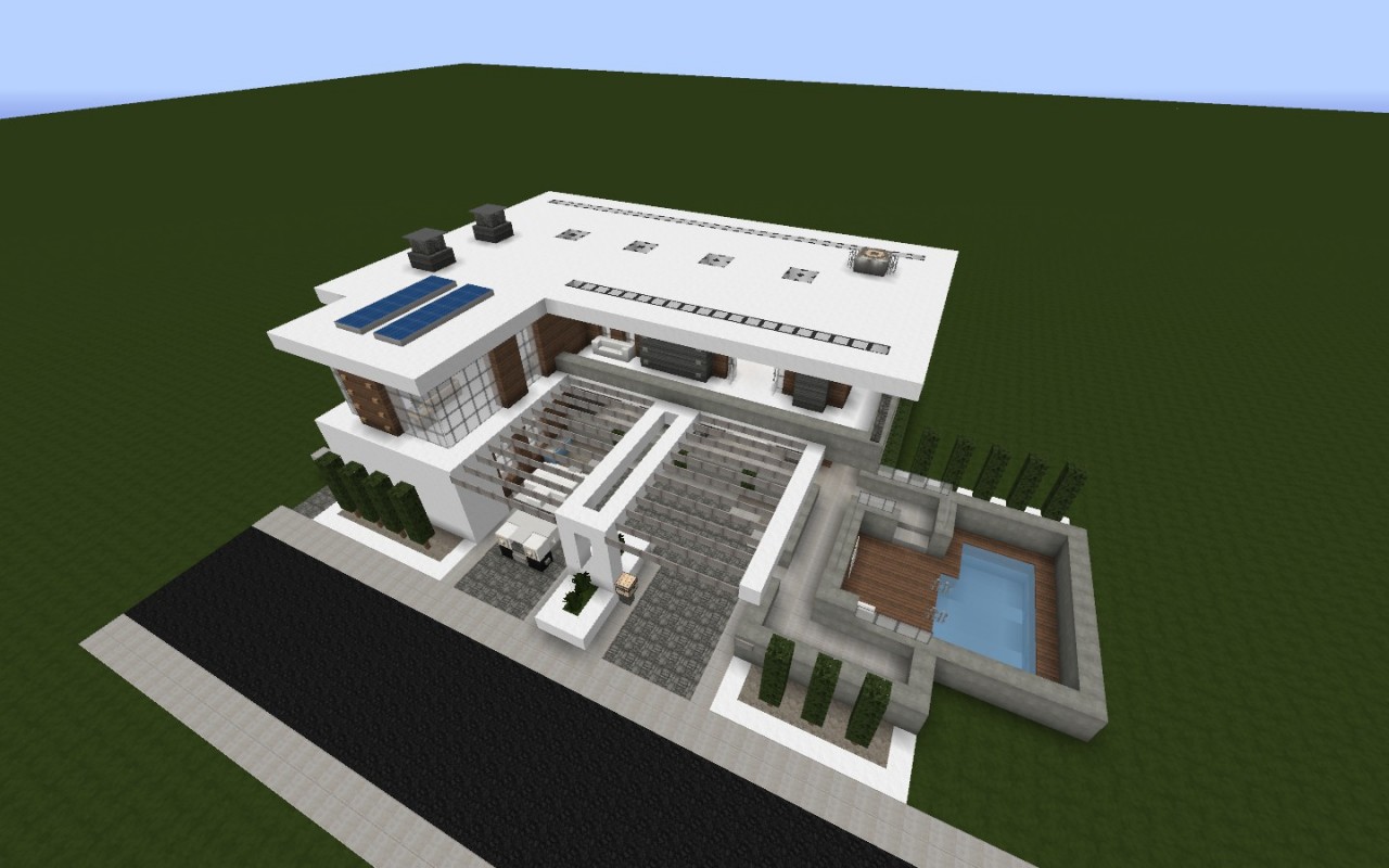 Lakeview | Modern House Minecraft Map