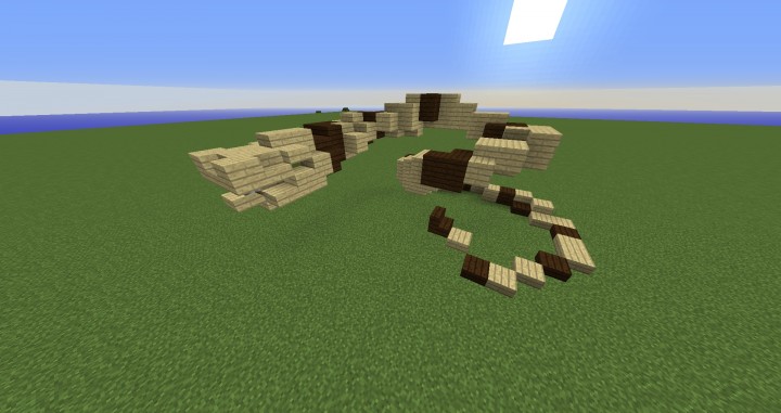 Snake statue Minecraft Map