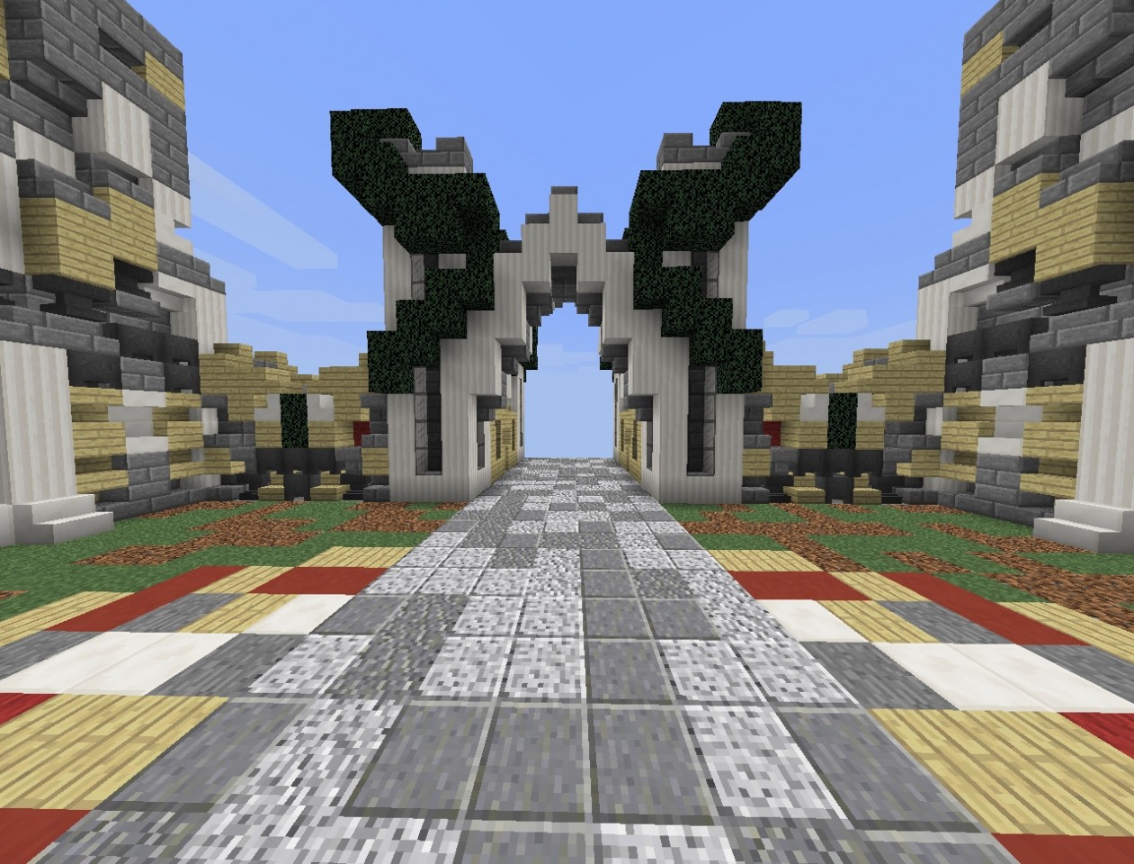 A faction spawn build Minecraft Map