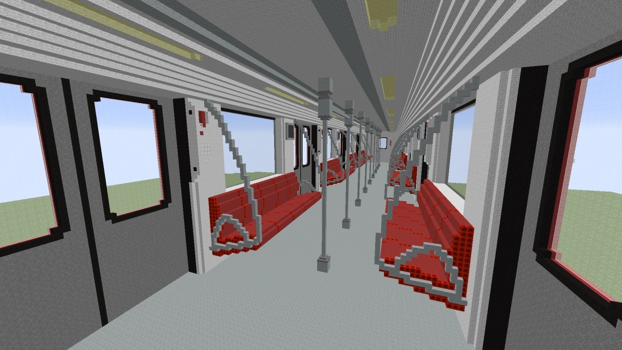 Warsaw subway train - Alstom Minecraft Map