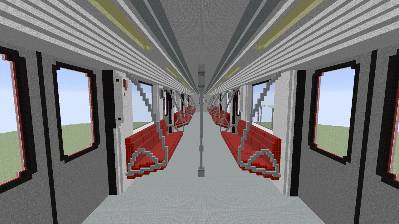 Warsaw subway train - Alstom Minecraft Map