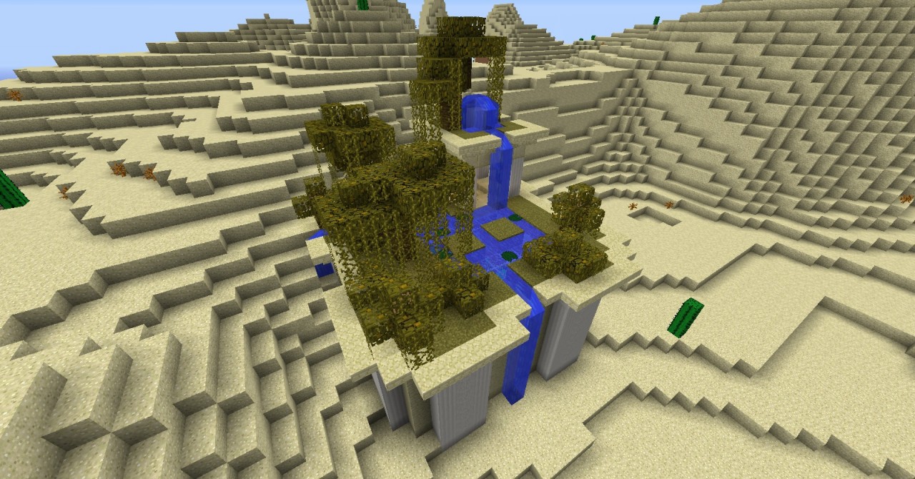 Desert oasis Minecraft Map