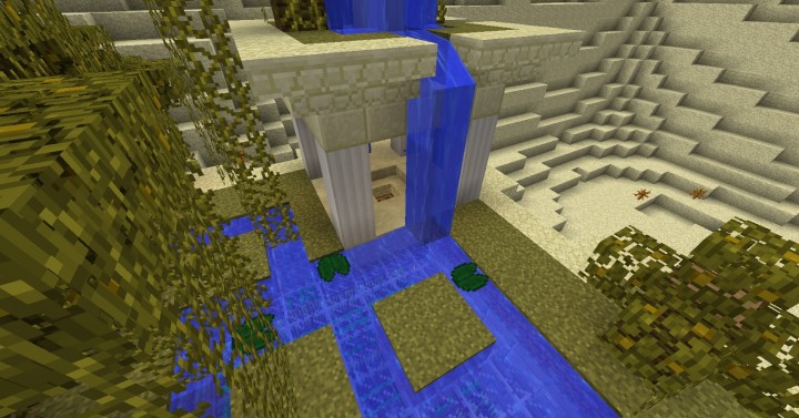 Desert oasis Minecraft Map