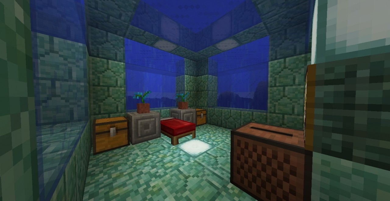 Simple Ocean Base Minecraft Map