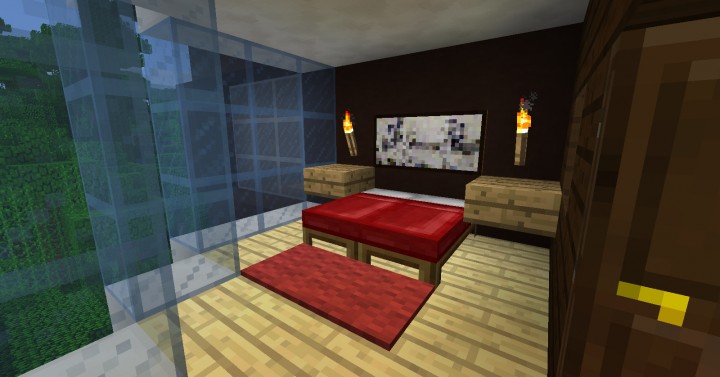 Modern jungle house Minecraft Map