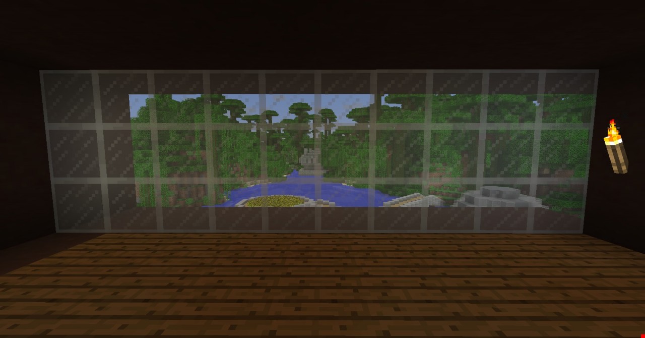 Modern jungle house Minecraft Map