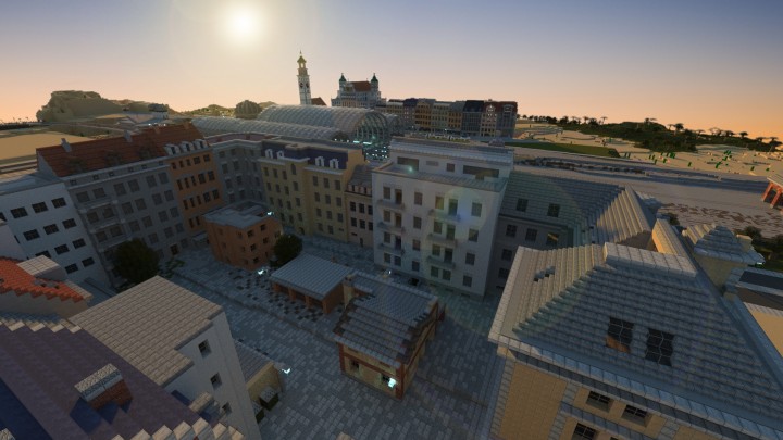 German City Environment Minecraft Map