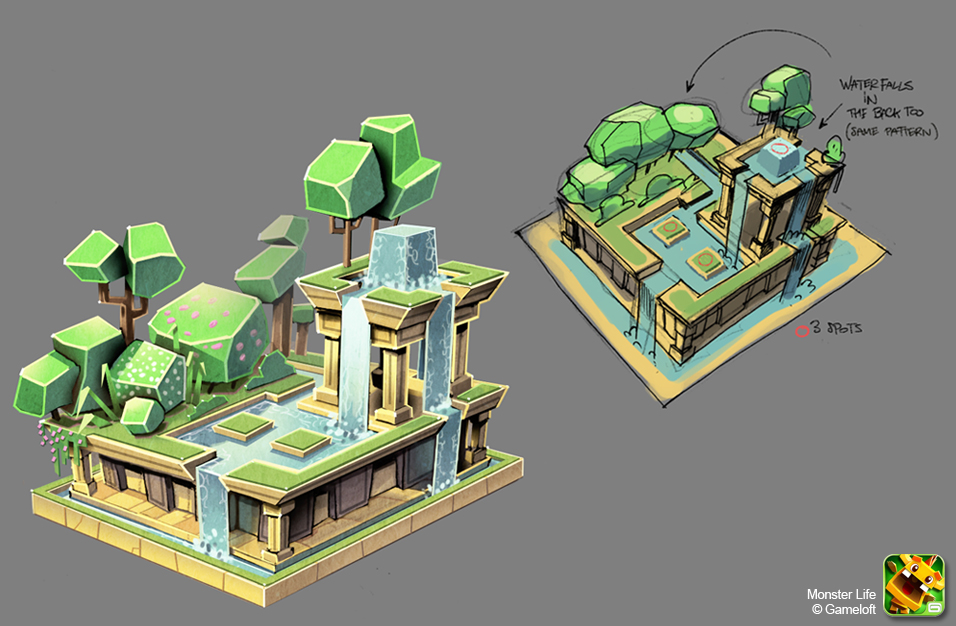 Desert oasis Minecraft Map