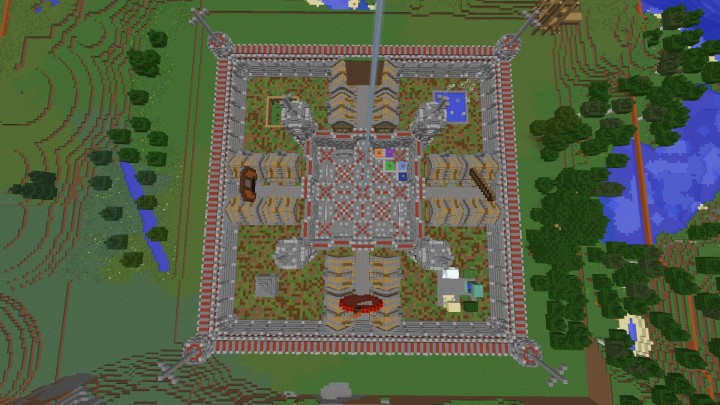 Faction Spawn v2.0 Forest Themed *Updated* Minecraft Map