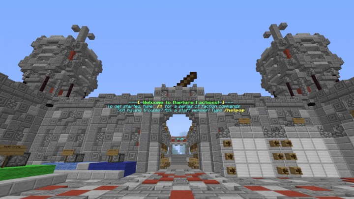 Faction Spawn v2.0 Forest Themed *Updated* Minecraft Map