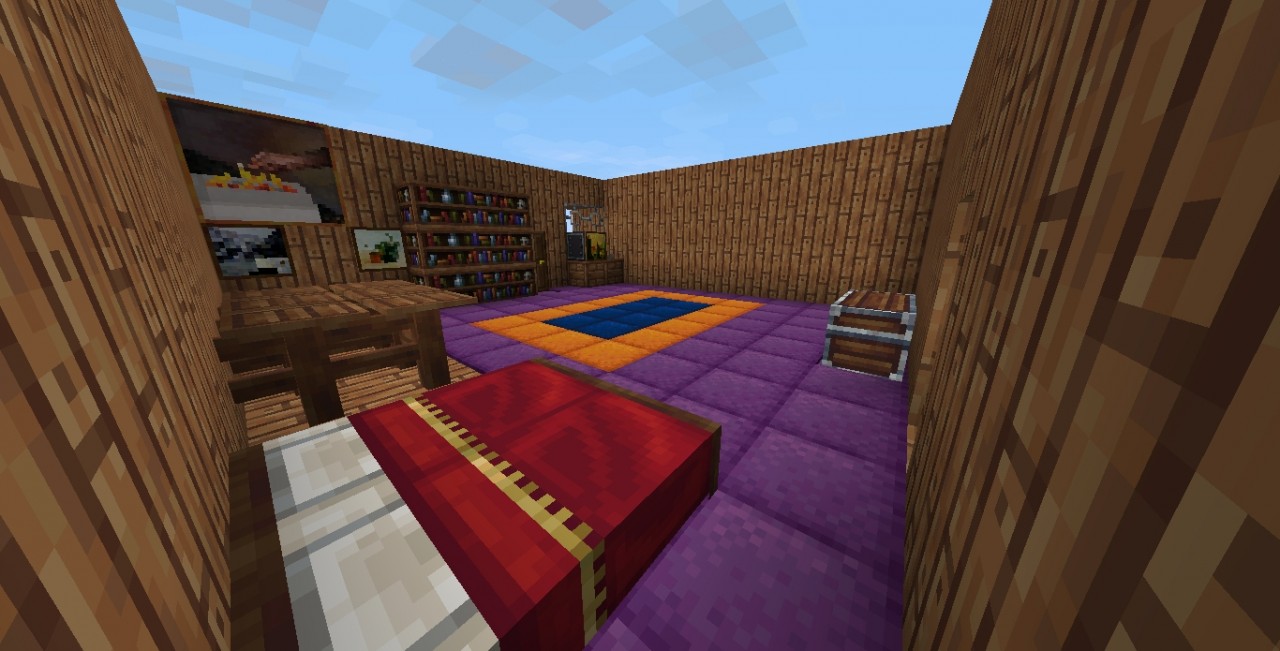 Undertale - Papyrus' and Sans' house Minecraft Map