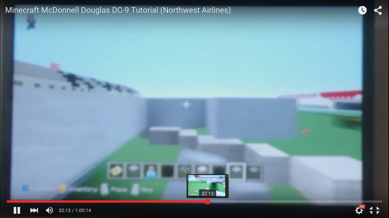 McDonnell Douglas DC-9-50 Tutorial (Northwest Airlines) Minecraft Map