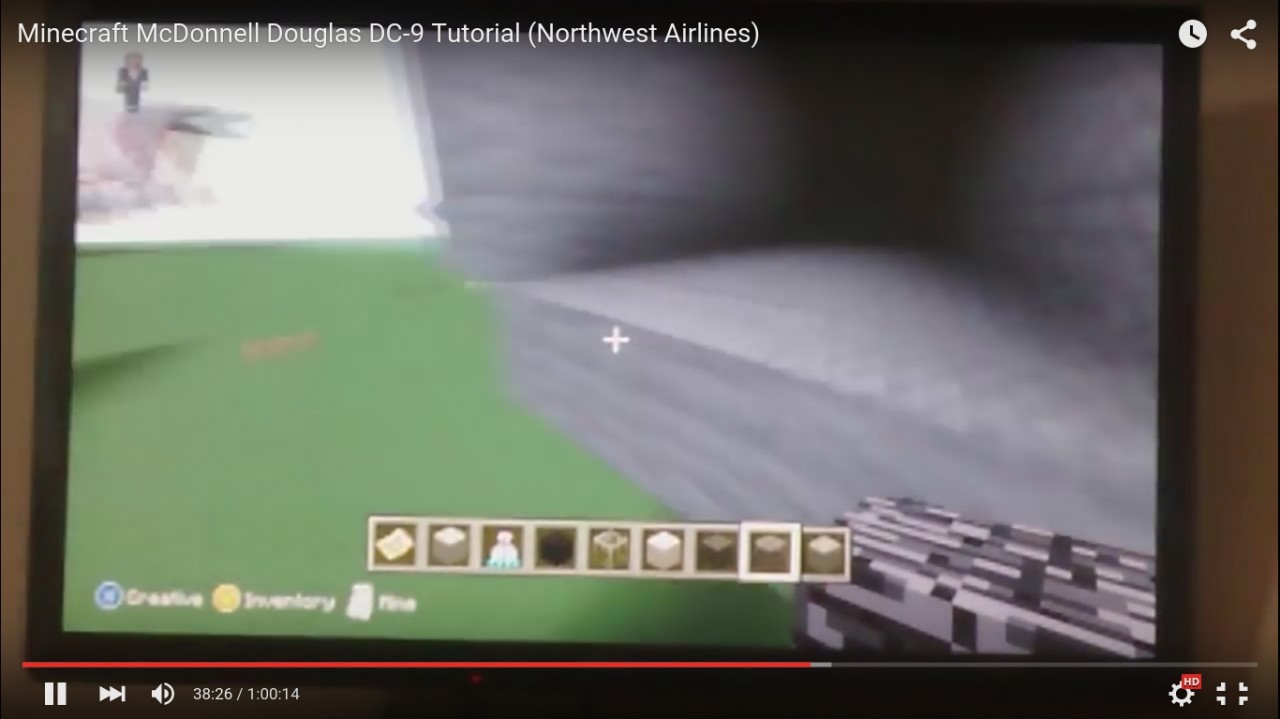 McDonnell Douglas DC-9-50 Tutorial (Northwest Airlines) Minecraft Map