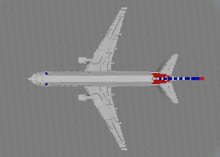 Boeing 777-200ER American Airlines Minecraft Map
