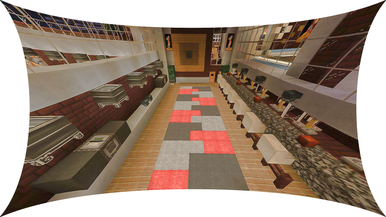 Abstract Cube House Minecraft Map