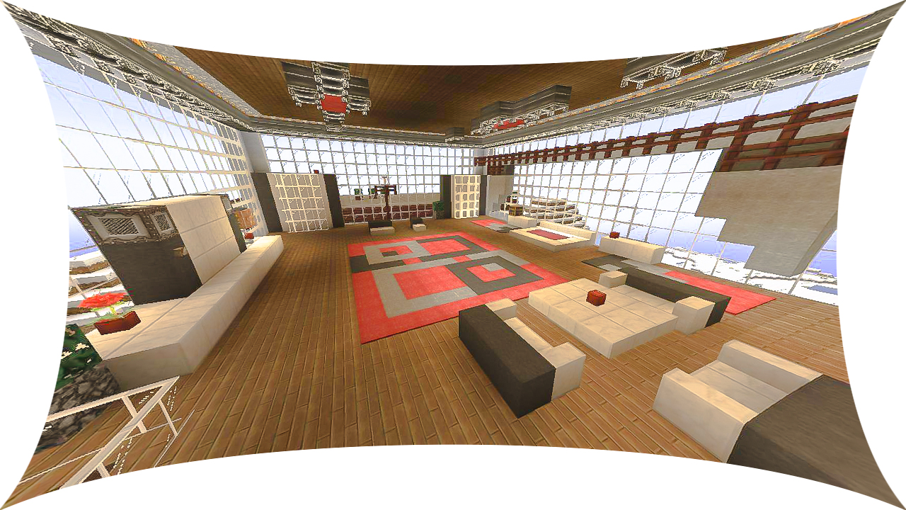 Abstract Cube House Minecraft Map