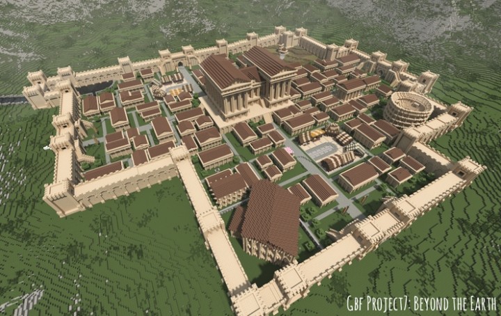 Timelapse Animation - Beyond the Earth Minecraft Map