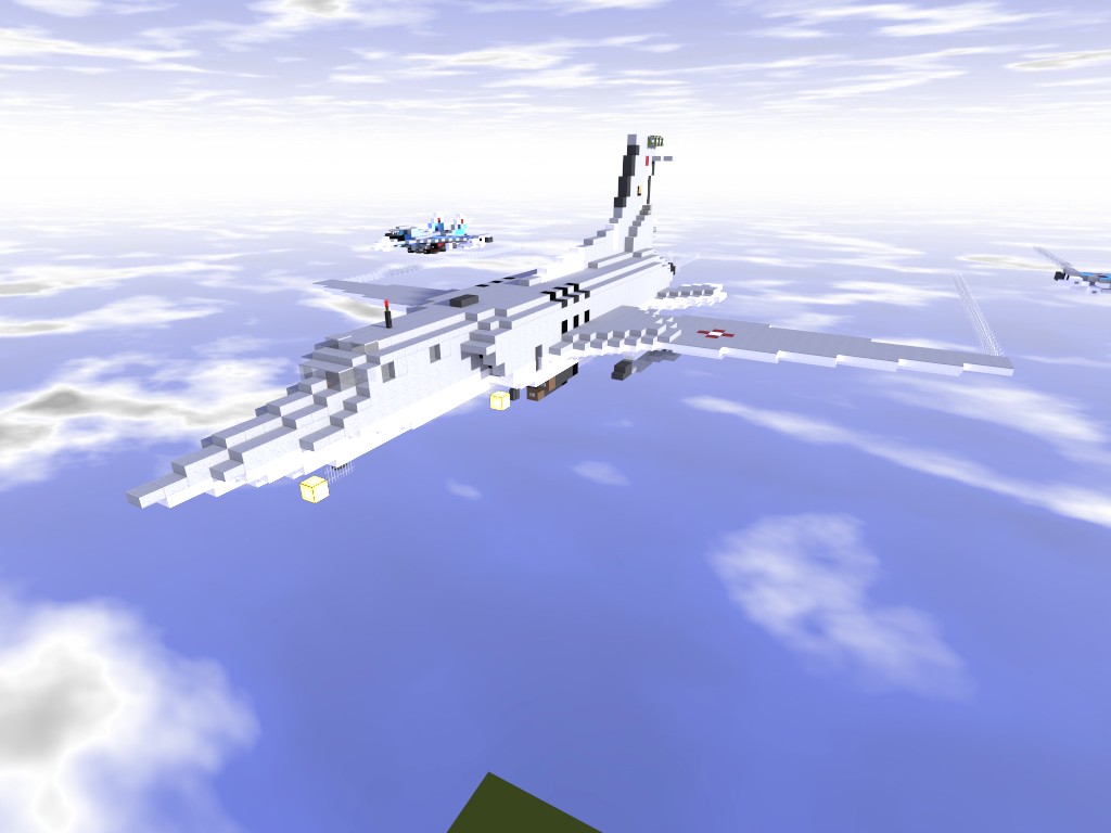 Tupolev Tu-22M Strategic bomber Minecraft Map
