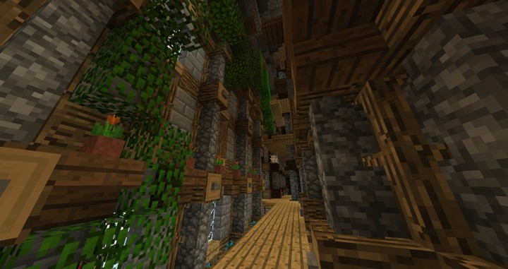 Underground city Minecraft Map