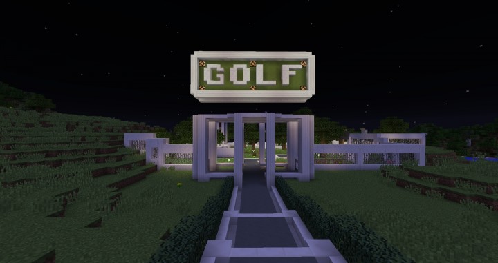 Mini Golf Course Minecraft Map