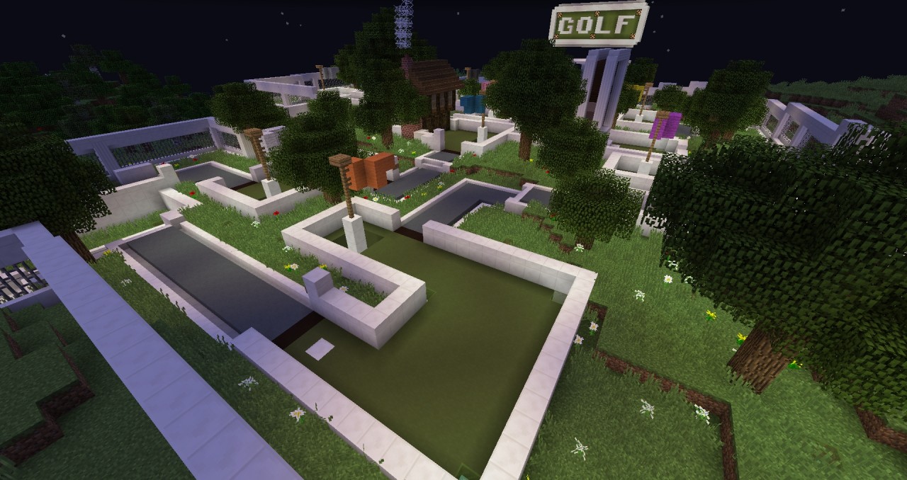 Mini Golf Course Minecraft Map