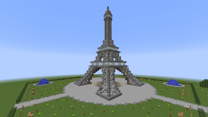 La Torre Eiffel The Eiffel Tower Minecraft Map
