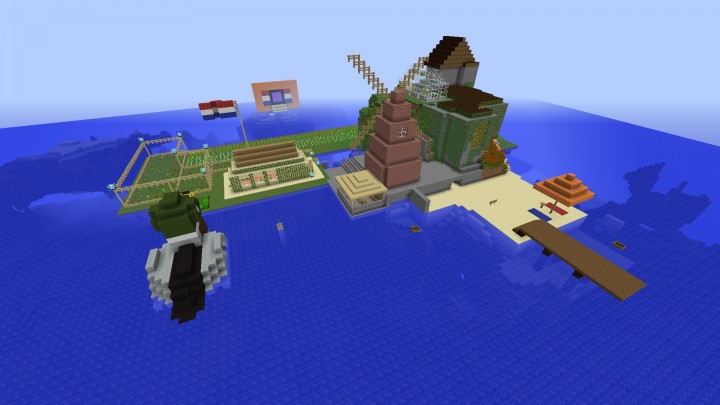 Dutch island Minecraft Map