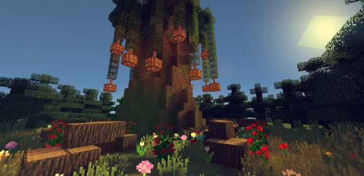 Tree of Light | Dark Forest Minecraft Map