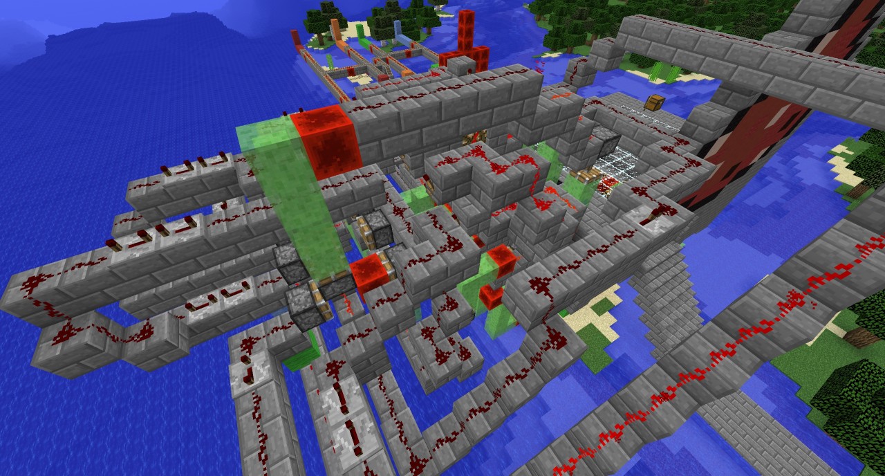 Redstone Train Minecraft Map