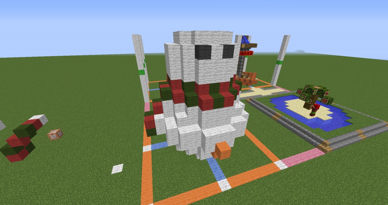 Animated snowman (you know the one) and Christmas island for ADVENTure ...