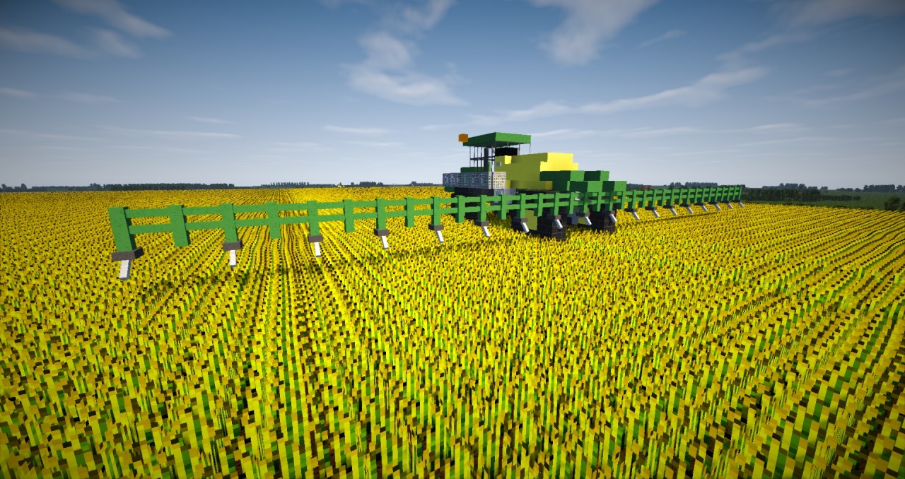 Vehicle - John Deere Crop Sprayer Minecraft Map