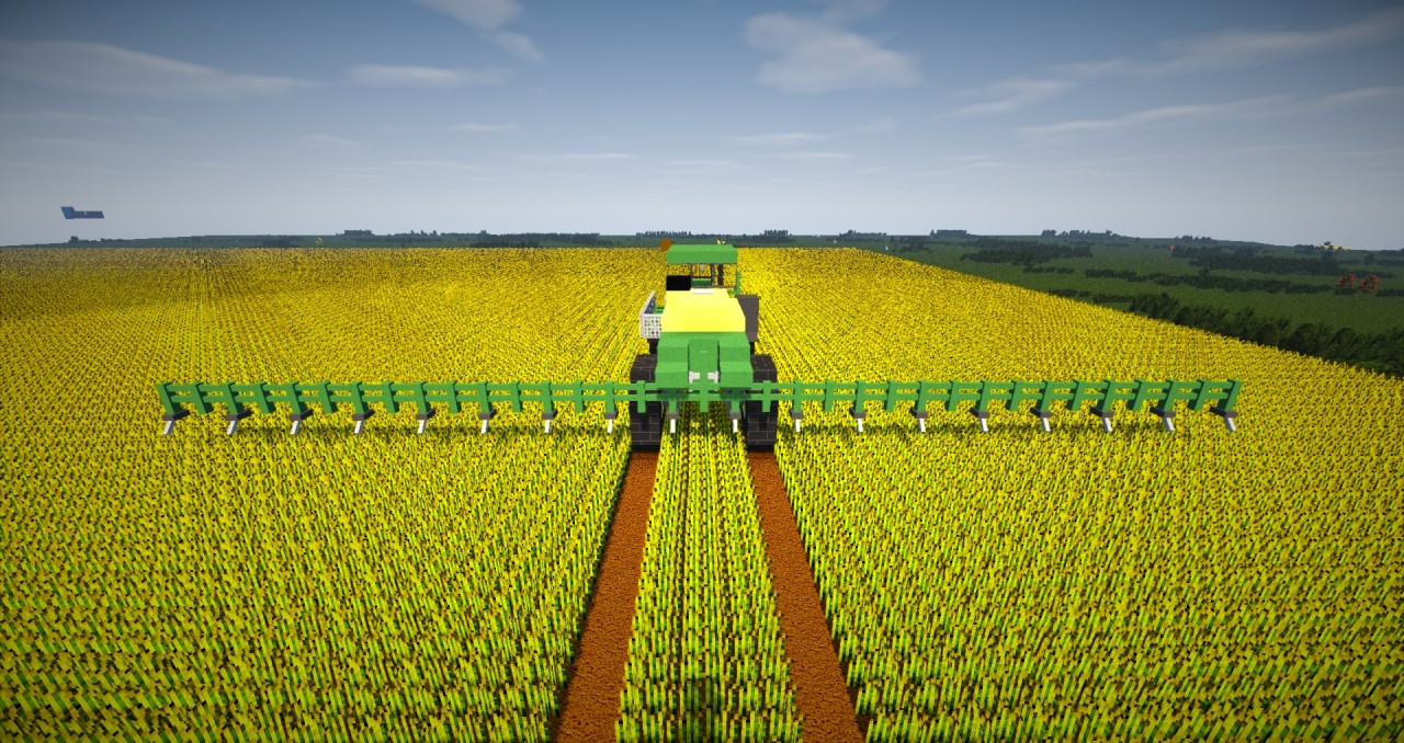 Vehicle - John Deere Crop Sprayer Minecraft Map