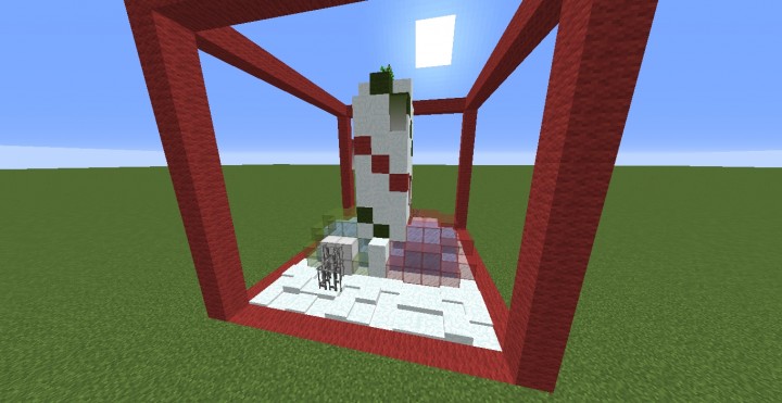 Candy cane and ornaments Christmas AdVenture 2015 Minecraft Map