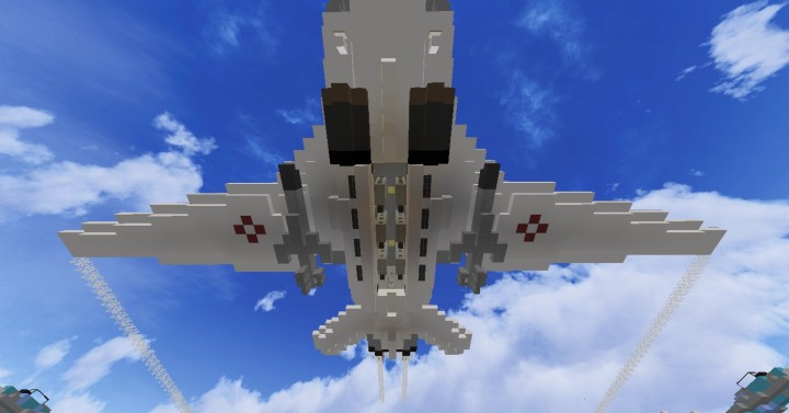 Tupolev Tu-22M Strategic bomber Minecraft Map