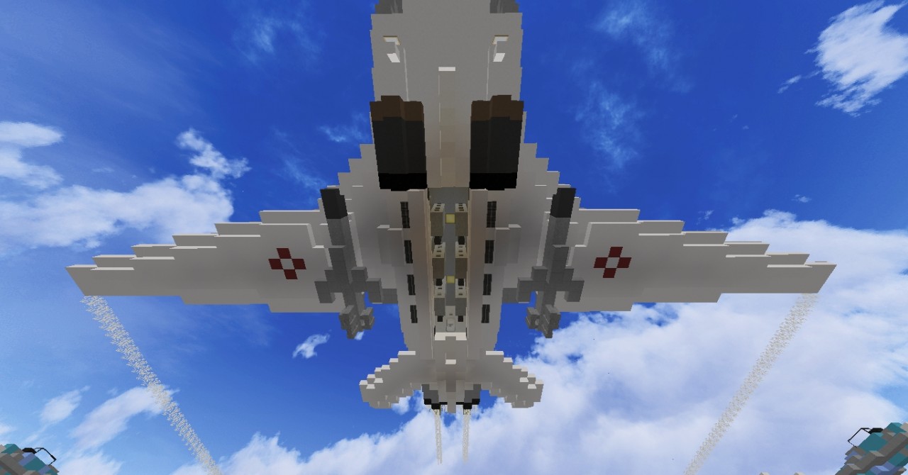 Tupolev Tu-22M Strategic bomber Minecraft Map