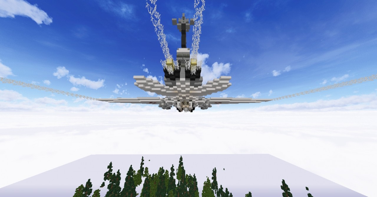 Tupolev Tu-22M Strategic bomber Minecraft Map