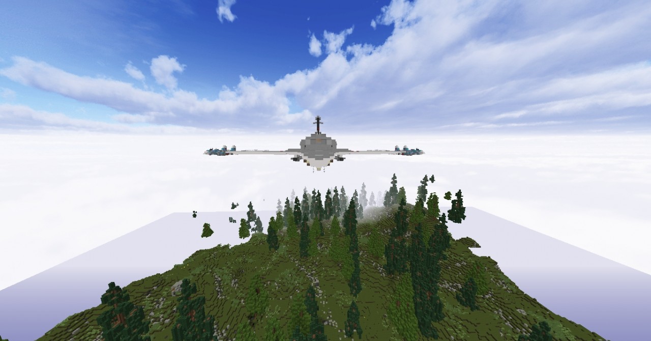 Tupolev Tu-22M Strategic bomber Minecraft Map