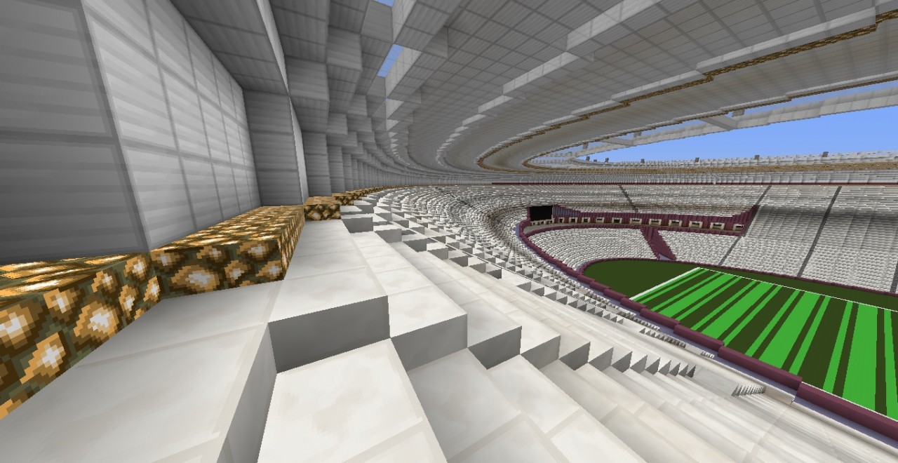 Minecraft West Ham Olympic Stadium Minecraft Map