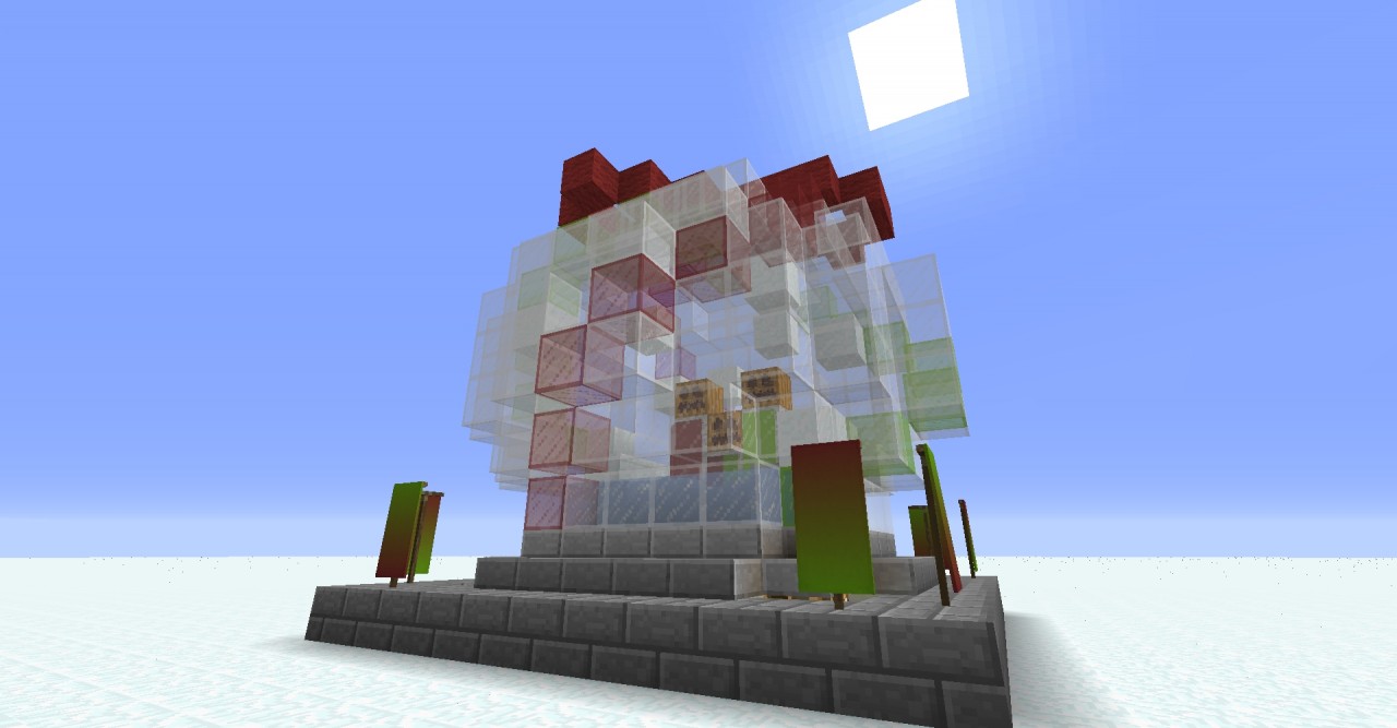 Christmas Advent2015 submission - Snow Globe! Minecraft Map