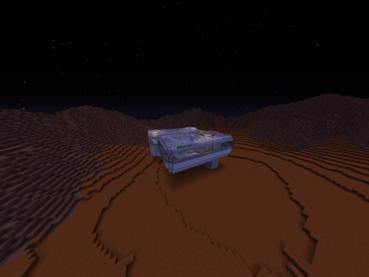 Life On Mars space station Minecraft Map