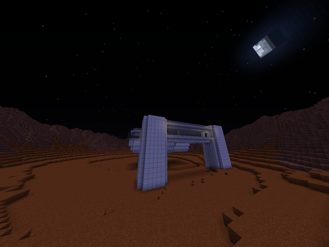 Life On Mars space station Minecraft Map