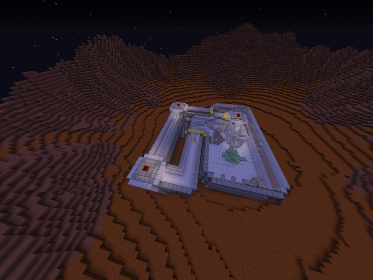 Life On Mars space station Minecraft Map