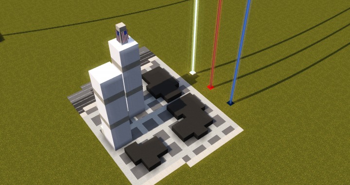 Twin Towers - 9/11 Memorial Build - Pop Reel Minecraft Map