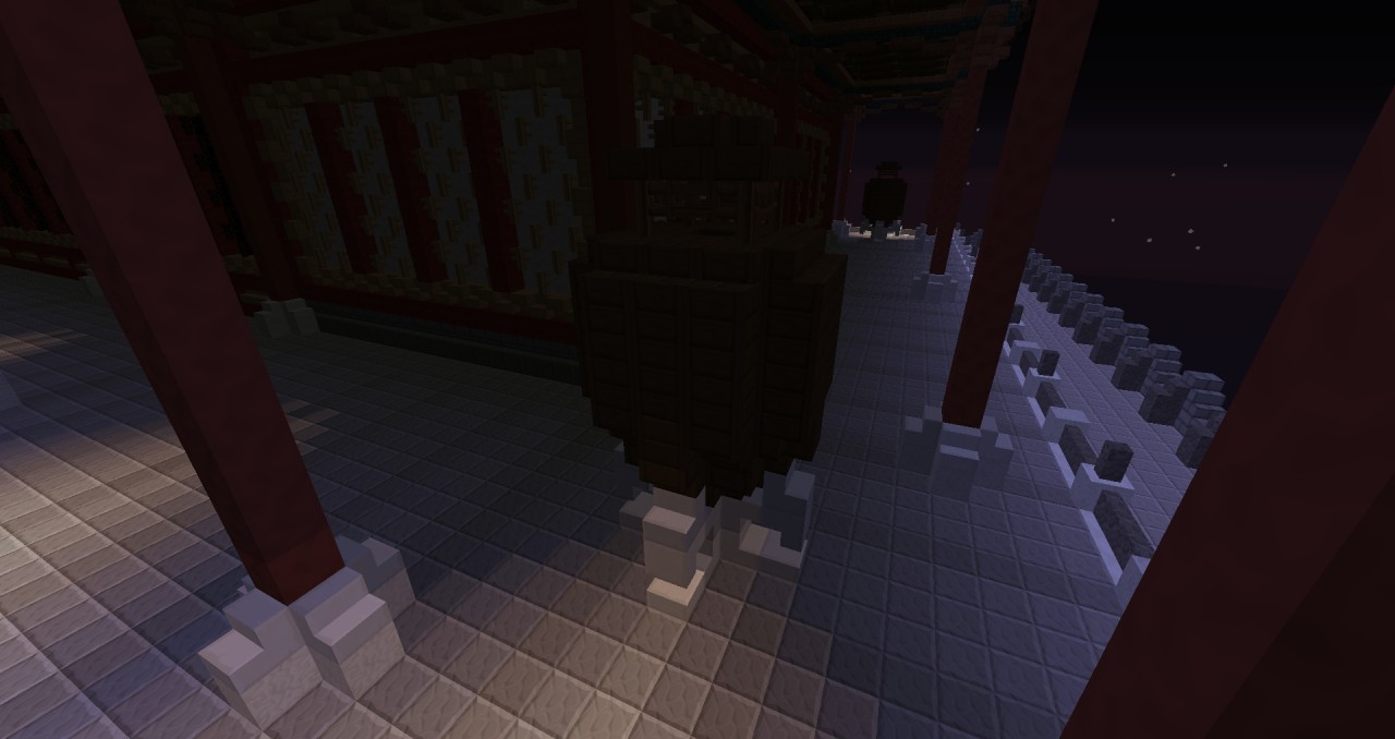 Forbidden City 'Gate of Divine Prowess' Minecraft Map